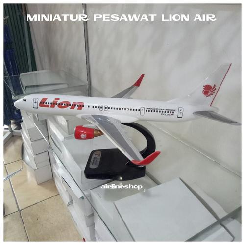 Jual MINIATUR PESAWAT LION AIR , LION MAX TAIL BATIK AIR BOEING 737 ...