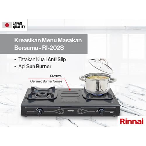 Jual Rinnai RI-202S Kompor Gas 2 Tungku RI-202S RI202S RI202S - Kota ...