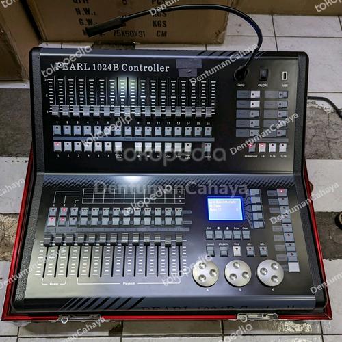 Jual Mixer Lighting Mini Pearl 1024B Controller DMX Black Free Hardcase ...