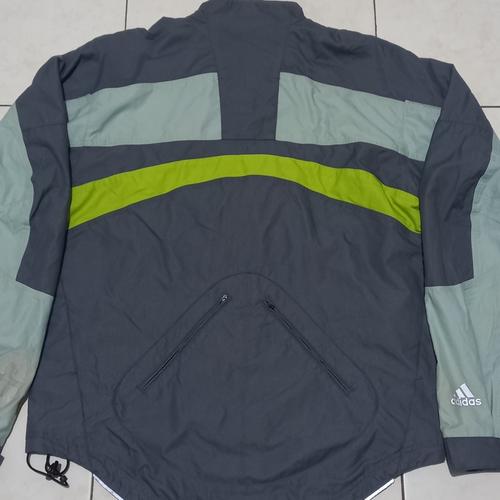 Jual riding jacket adidas size medium kondisi mulus resleting ykk ...