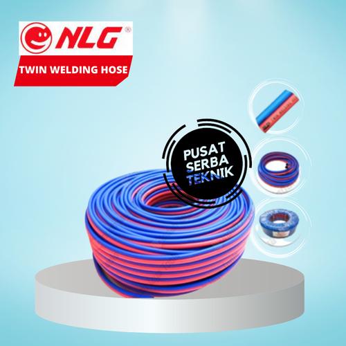 Jual Selang Las Double Selang Gas Oksigen LPG Twin Hose NLG - 5 METER ...