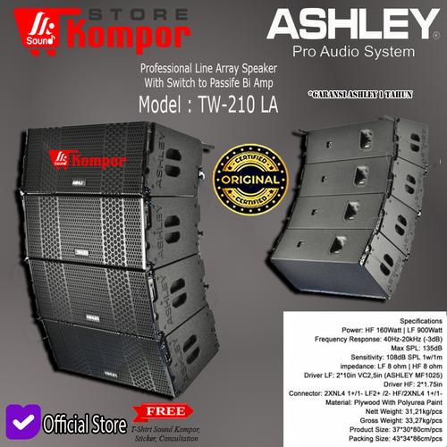 Jual SPEAKER LINE ARRAY ASHLEY TW210LA TW-210 LA 2X10 INCH TW 210LA - Kab. Magetan - Sound ...