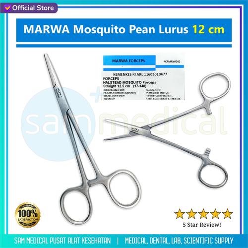 Jual MARWA Mosquito Pean Lurus 12cm - Kota Bandung - SAM MEDICAL ...
