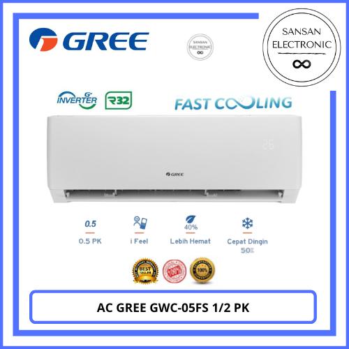 Jual AC GREE 1/2 PK GWC05F5-S | AC SPLIT GREE GWC 05F5S INVERTER R32 SERIES - Kota Bekasi ...