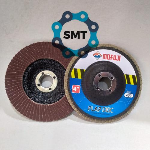 Jual Mofuji Flapdisc Flap Disc Hamplas Amplas Susun 4 Inch 4” Grit 400 ...