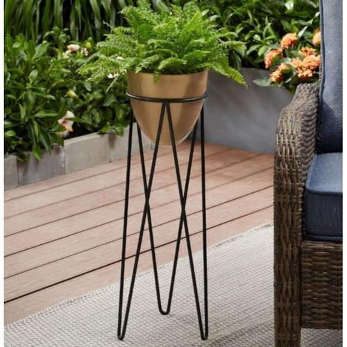 Jual Standing Pot Bunga Model V / dudukan pot besi DIAMETER 20CM TINGGI ...
