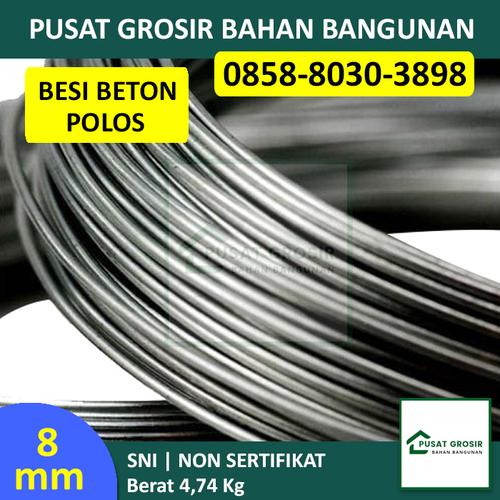 Jual Besi Beton 8mm Polos SNI Non Sertifikat Per Batang (12 Meter ...