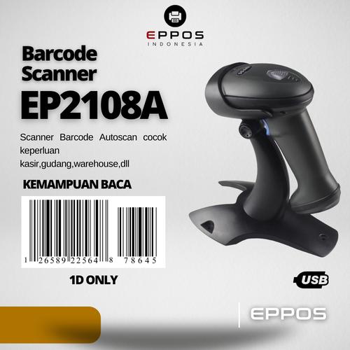 Jual Barcode Scanner EPPOS EP2108A [Auto Sense-Scan] - Kab. Sleman ...