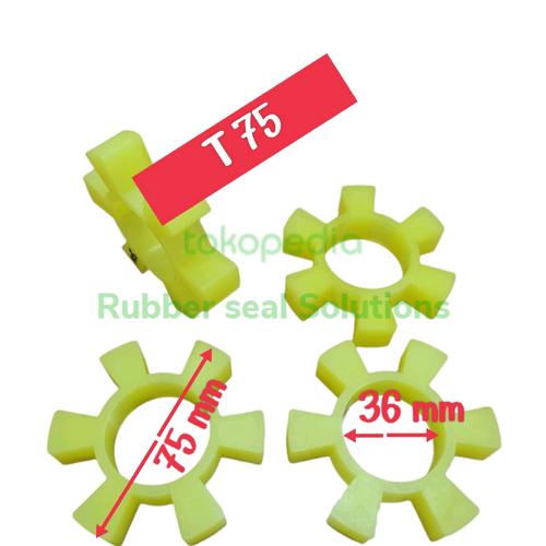 Jual Rubber coupling T 75 / rubber coupling jaw T 75 - Jakarta Barat ...