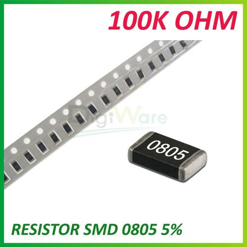 Jual Resistor SMD 100K OHM 0805 5% - Kota Surabaya - DigiWare Store ...
