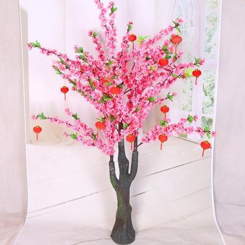 Jual Bunga Meihwa Tangkai Bunga Imlek Dekorasi Sakura Pink Merah Putih ...