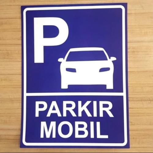 Jual STIKER SIGN 23×30 TEMPAT PARKIR MOBIL RAMBU K3 SAFETY LABEL ...