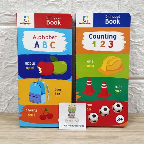 Jual Bilingual Book Alphabet ABC / Counting 123. Buku Anak Boardbook ...