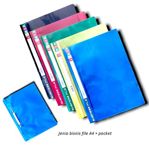 Jual MAP PLASTIK ACCO BISNIS FILE A4 + SLIP POKET BUSINESS FILE WARNA ...