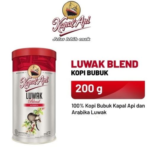 Jual KAPAL API KOPI LUWAK BLEND 200 GR | COFFEE INSTANT - Jakarta ...