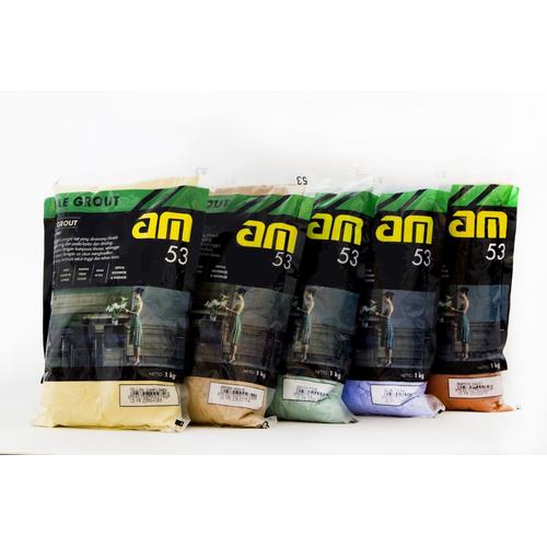 Jual AM 53 Tile Grout Pengisi Nat Kramik Kemasan 1 Kg - Blueberry ...