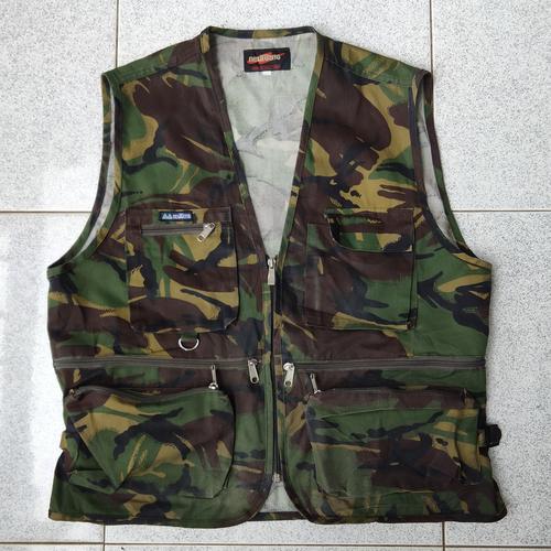 Jual Rompi Vest Kanvas Tactical Taktikal Army Multi Pocket Vintage ...