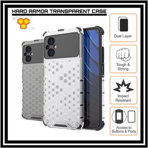 Jual XIAOMI POCO M5 / M4 5G HONEYCOMB HARD SOFT CASE ARMOR CRACK CASING ...