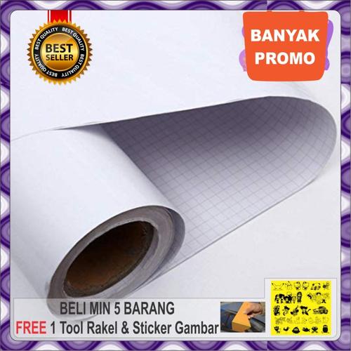 Jual STIKER PUTIH DOFF / WALL STIKER PUTIH DOFF / STIKER MOTOR&MOBIL ...
