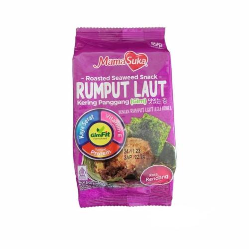 Jual Mama Suka Rumput Laut Snack Rasa Rendang Sachet 4.5gr - Jakarta ...