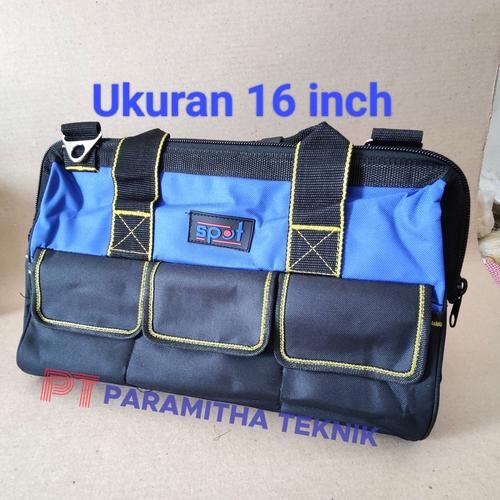 Jual Tool bag 16 inch / tas kerja alat perkakas 16" / tools kit bag ...