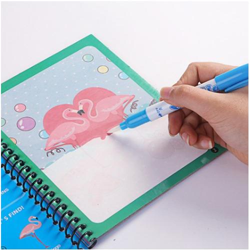 Jual Buku Belajar Mewarnai Anak Magic Book Drawing Set Spidol Warna ...