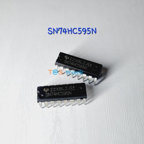 Jual IC 74HC595 ic shift register 8bit 74HC 595 74 HC595 - Kab. Bandung ...
