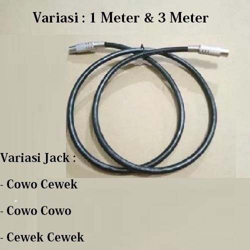 Jual kabel loop out set top box kabel loop out antena TV male to female ...