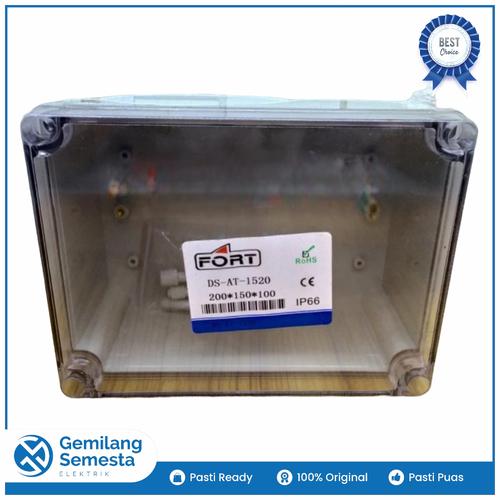 Jual Junction box panel ABS 150x200x100 Cover Transparan IP66 FORT ...