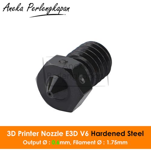 Jual High Quality 3D Printer Nozzle E3D V6 0.6 Nozzle, HS Precision ...