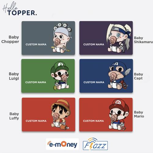 Jual Custom Kartu Emoney Flazz Cute | Kartu E Toll E-Money Card Cute ...