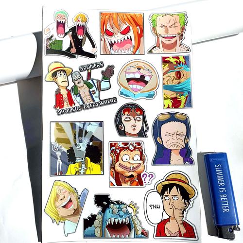 Jual Stiker Sticker Pack One Piece Kru Topi Jerami Funny Meme - Kab ...