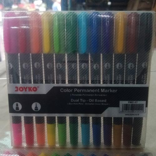Jual Color Permanent marker/spidol permanent 2 sisi/spidol permanent ...