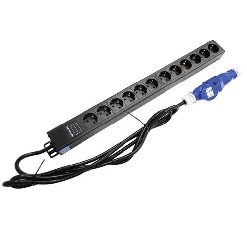 Jual INDORACK PDU12G-16L Stop Kontak 12 Outlet GERMANY With Head Plug ...