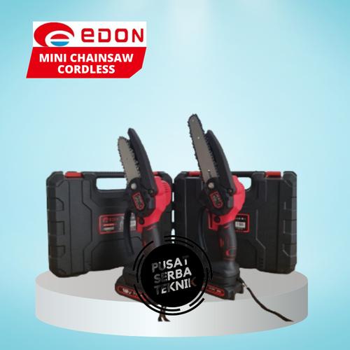 Jual Mesin Gergaji Kayu Mini Cordless EDON Acs 4"/6" inch Gergaji ...
