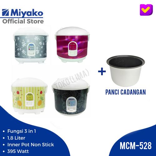 Jual Magic Com Magicom Rice Cooker Warmer Plus 1.8 Liter MCM 528 Miyako ...