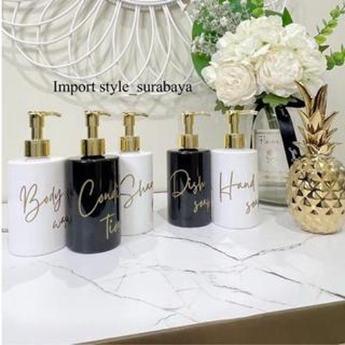 Jual BOTOL HITAM PUTIH 250ml EXCLUSIVE DIAMOND GOLDNEW LUXURY - BODY ...