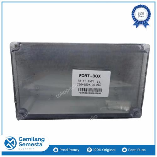 Jual Junction box panel ABS 150x250x100 Cover Transparan IP66 Fort ...