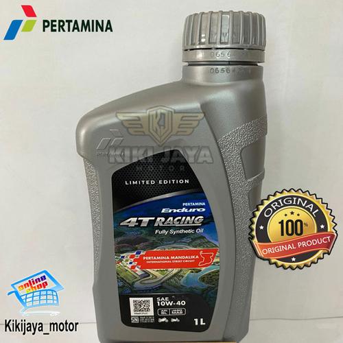 Jual OLI MOTOR PERTAMINA - ENDURO 4T RACING 10W-40 API SL (1 L) - Kota ...