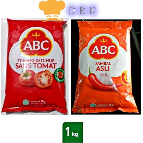 Jual ABC saus tomat dan sambal refill 1 kg asli standing pouch - ABC ...