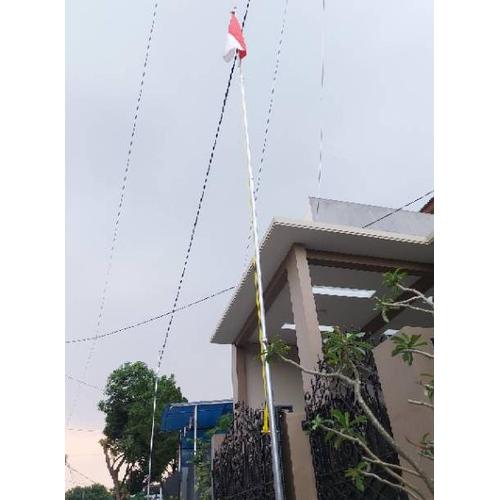 Jual Tiang Bendera Merah Putih 4 Meter Galvanis Tahan Karat Bendera Premium - Kota Bandung ...