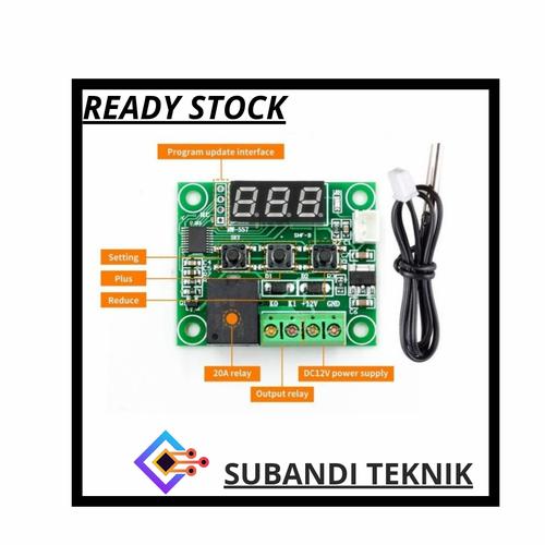 Jual termostat digital dc 12v w1209 modul + sensor - Jakarta Timur ...