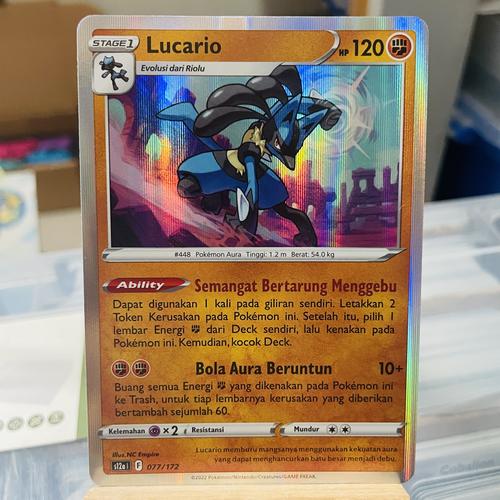 Jual Lucario foil reverse holo s12a - Kartu Pokemon Indonesia TCG card - Kota Tangerang ...