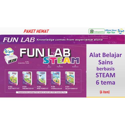 Jual Paket Hemat Alat Belajar Sains STEAM 6 Tema: Gigo Fun Lab ...