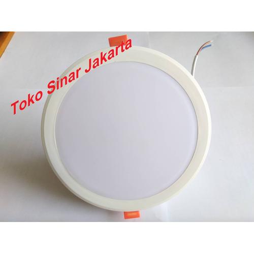 Jual Lampu LED Downlight Down Light Lampu Panel Inbow Plafon Bulat 18 ...