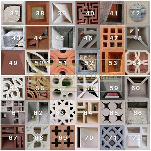 Jual Roster Beton/ Roster Minimalis/ Roster Modern All Motif 2 - Abu ...