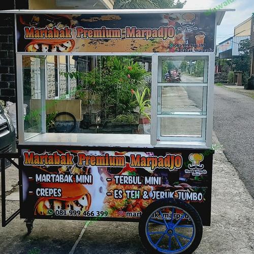 Jual Rombong / gerobak martabak premium - Kab. Kediri - Wawalumunium ...