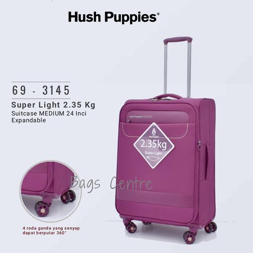 Jual Koper ringan Hush Puppies 3145 24" Inci medium softcase - purple ...