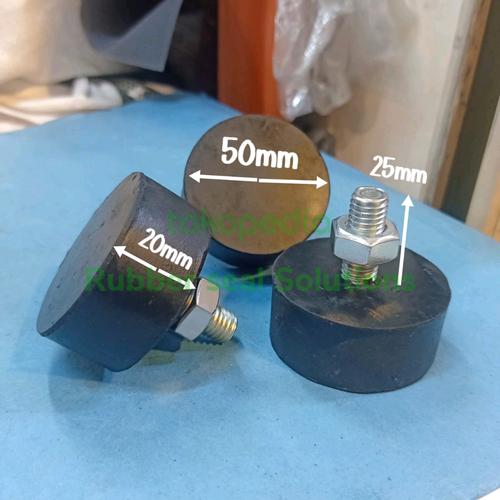 Jual Karet engine mounting 50x20+baut M10+mur alas peredam mesin AC ...