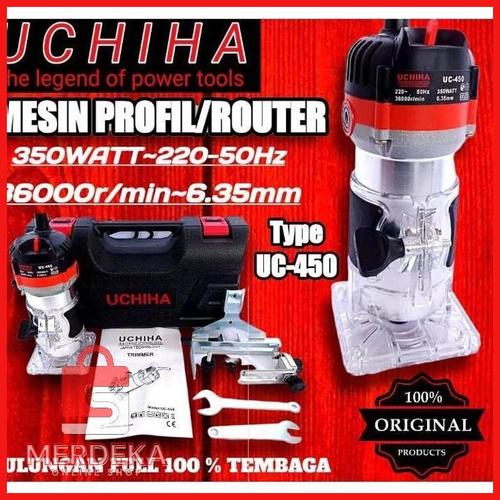 Jual MESIN PROFIL MINI TRIMMER ROUTER KAYU 6MM UCHIHA Terjangkau ...